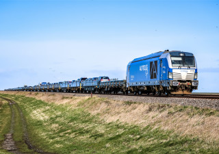 Der blaue AUTOZUG Sylt | AUTOZUG Sylt